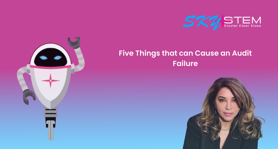 Five Things that can Cause an Audit Failure - SkyStem
